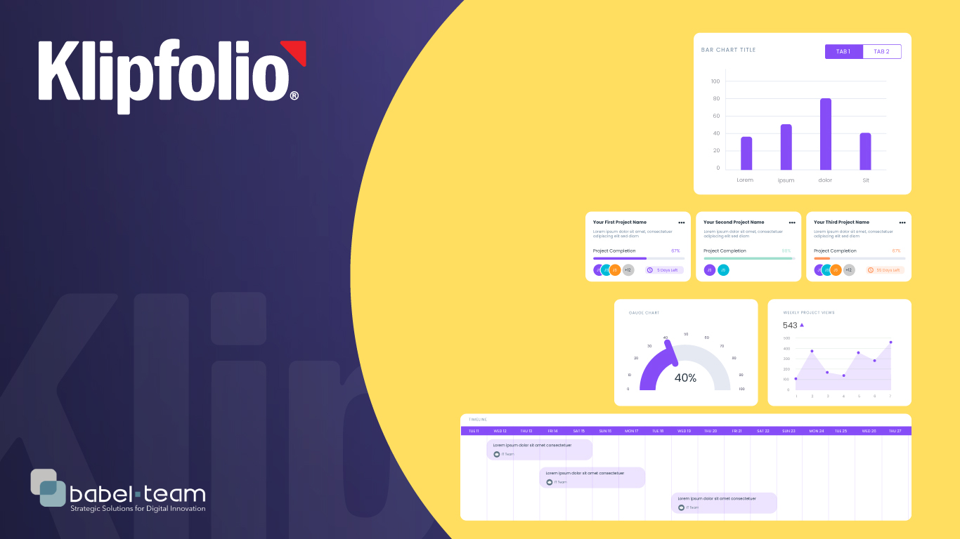 Cómo configurar su primer dashboard en Klipfolio